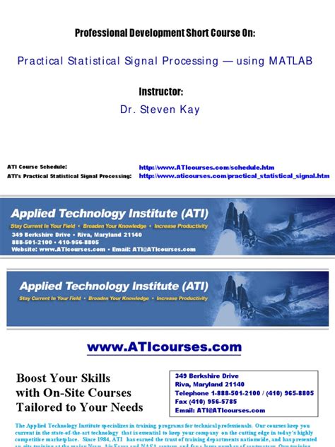Practical Signal Processing Pdf Normal Distribution Estimation Theory