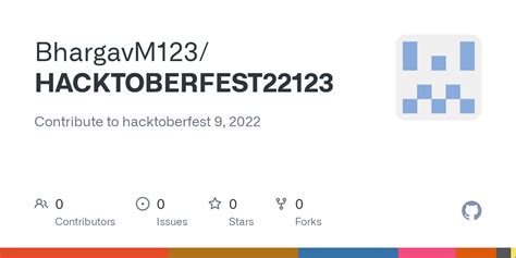 Github Bhargavm Hacktoberfest Contribute To Hacktoberfest