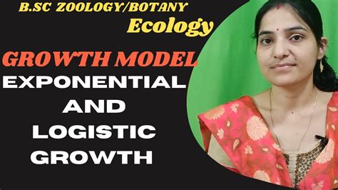 Exponential And Logistic Growth Bsc 1st Yeargrowth Modelecology