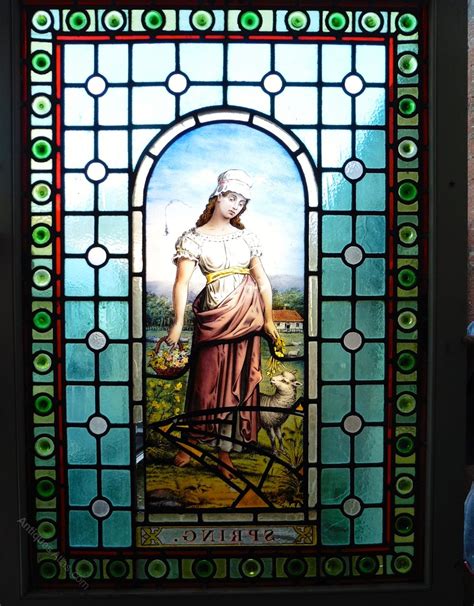 Antiques Atlas 3 Victorian Stained Glass Panel Doors