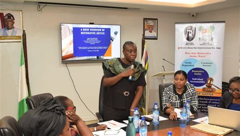 Press Release Lagos Moj Trains Magistrates On Restorative Justice