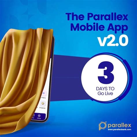 Parallex App Goes Live In 3 Days Parallex Bank Posted On The Topic