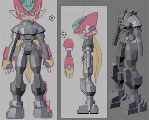 Megaman Zx Works In Progress Blender Artists Community