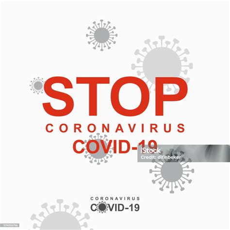 중지 코로나 바이러스 Covid19 격리 경고 비문 생물학적 위험 위험 로고 기호 벡터 정보 템플릿입니다 0명에 대한 스톡 벡터