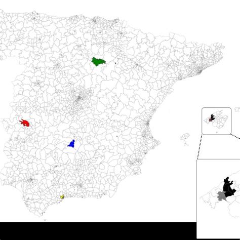 Maps Showing The Details Of The Human Mobility Dataset Download Scientific Diagram