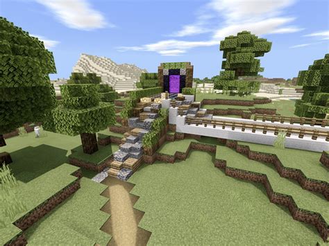 Nether Portal Entrance I Built In Survival Rminecraft