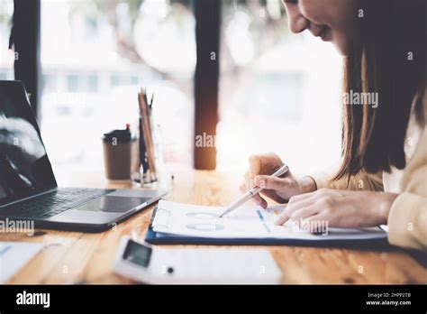 Asian Business Woman Being Audit Transactions Account Budget Of Company Accountant And Anti