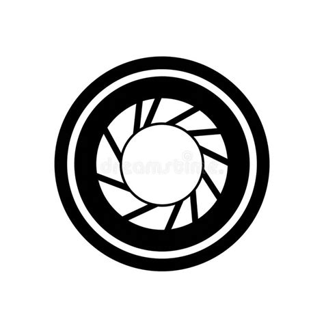 Black And White Illustration Of An Abstract Circular Design Resembling