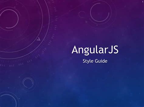 Angularjs Style Guide Ppt