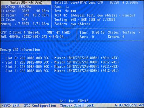 Non HT Core CPU Q Detected As Core W Threads HT Issue Memtest Plus
