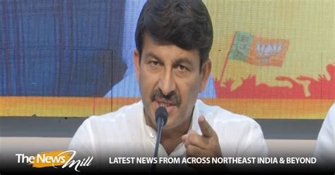 Equivalent To Hamas Bjp Mp Manoj Tiwari Hits Out At Congress