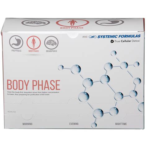 Body Phase Systemic Formulas