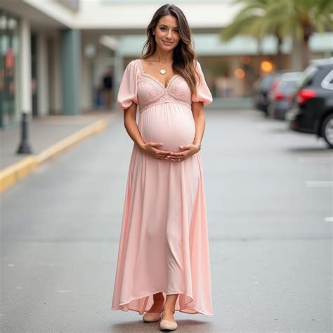 Ana De Armas Looking Model Role Of Expectant Mother In A Soft Prompts