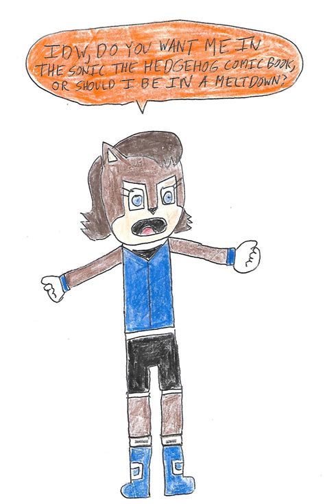 Sally Acorn Idw Or Meltdown By Dth1971 On Deviantart
