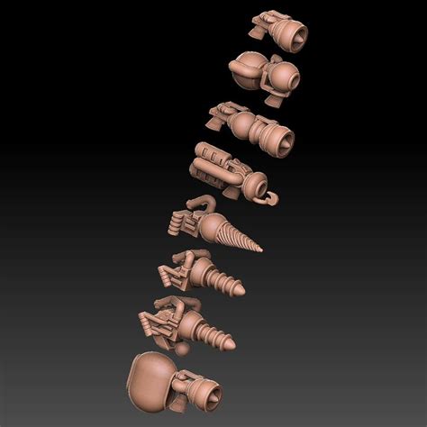 3d Printable Xcom Terror From The Deep Weapons 2 Alien Edition By
