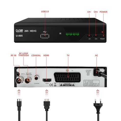 Streaming H Hd Dvb T Digital Tv Receiver Set Top Box Buy H