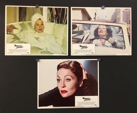 Mommie Dearest 1981 Original Lobby Cards Movie Poster Hollywood