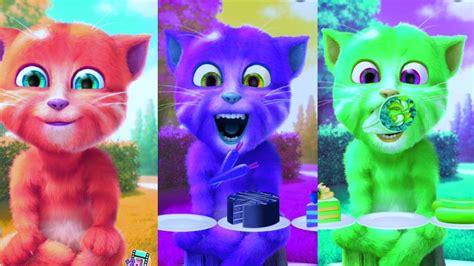 Talking Ginger Funny Cat Eating Momos Video 🌶️🍠🧀🍇🍋🥑🍅🍆🍉🥐🥖🍍 Youtube