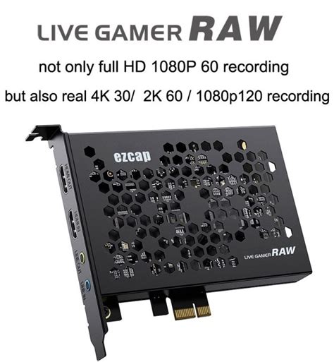 Ezcap324 Hd 4k Pcie Hdmi Video Capture Card Pci Express Video Recording