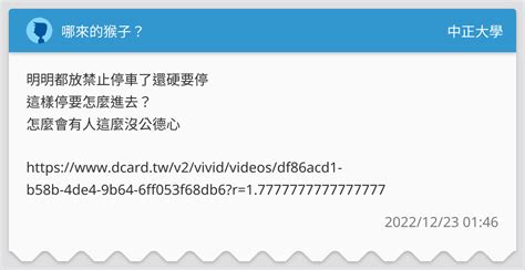 哪來的猴子 中正大學板 Dcard