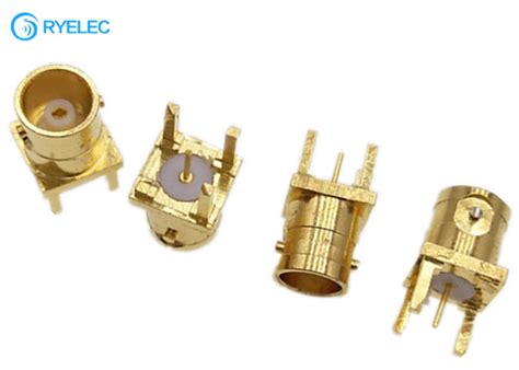 Mini Adaptateur De Connecteur De Bnc De Carte PCB De Trou De Montage De Jambes Droites Femelles