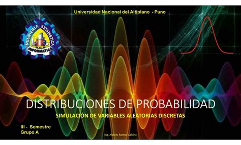 Distribuciones De Probabilidad Simulación De Variables Aleatorias