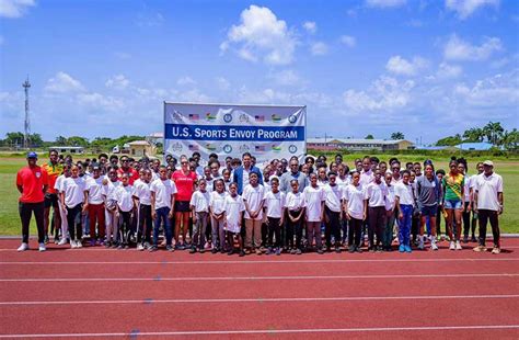 guyanese athlete malachi austin earns full scholarship to lsu with us ambassador s endorsement