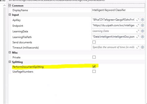 how to split pdf documents based on intelligent keyword classification