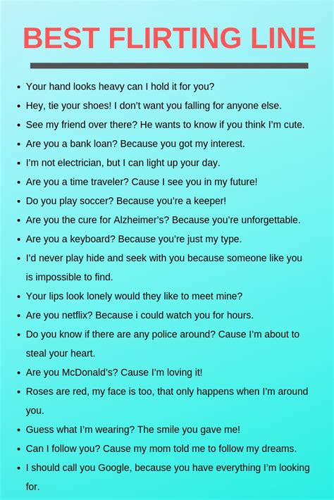 This Is A Series Of The Best Flirting Lines You Ca Pick Up Line Jokes