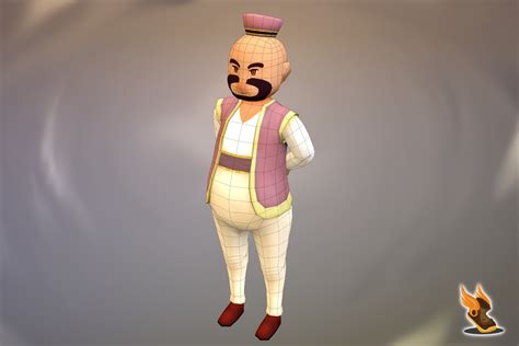 3d Stylized Npc Desert People Hazeer Turbosquid 2131305