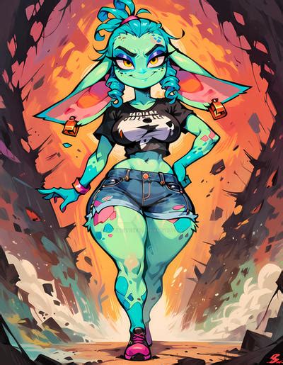 Thicc Gurlz August By Goblinzarereal On Deviantart