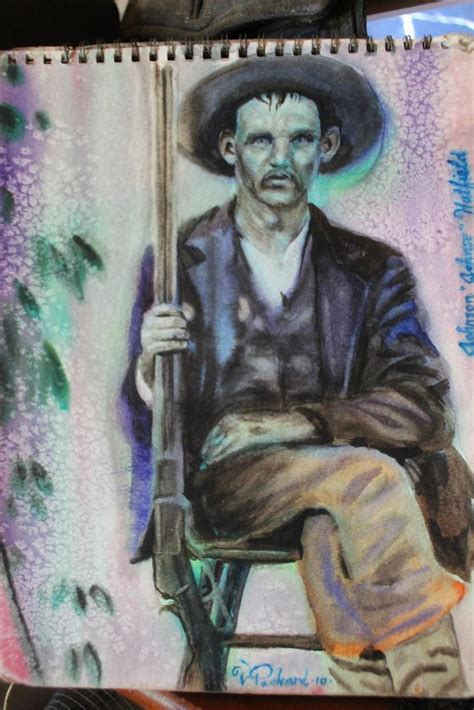 Johnson Johnse Hatfield In Homemade Walnut Ink Etsy