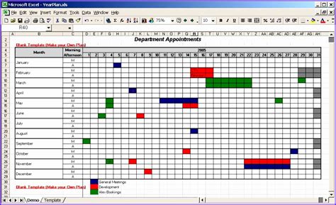 10 Template Excel Calendar Excel Templates