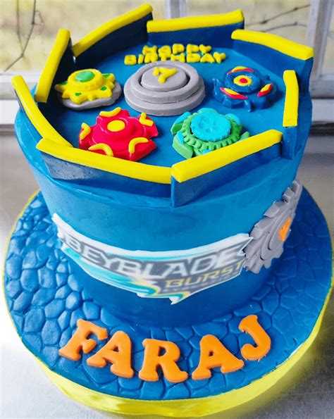 Beyblade Birthday Cake Ideas Images Pictures