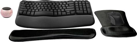 Logitech Mk670 Comfort Wave Wireless Keyboard And Mouse Combo Home Office Active