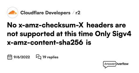 No `x Amz Checksum X` Headers Are Not Supported At This Time Only
