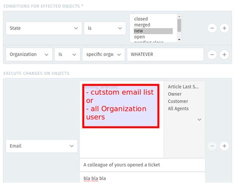 Notifications To Multiple Users Or Whole Organisation Feature