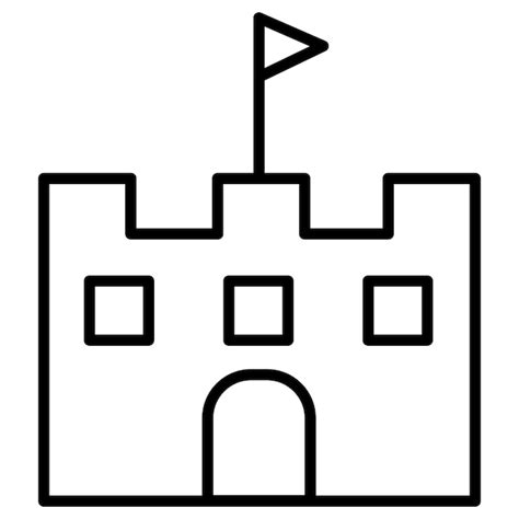 Castle Vector Illustration Premium Vector