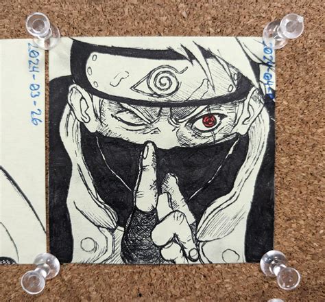 Crappy Kakashi Doodle Rnaruto