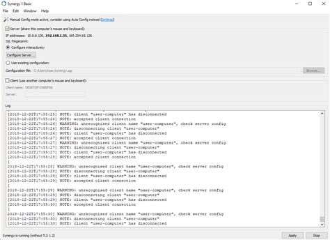 Server Does Not Recognize The Name Of The Client General Discussion