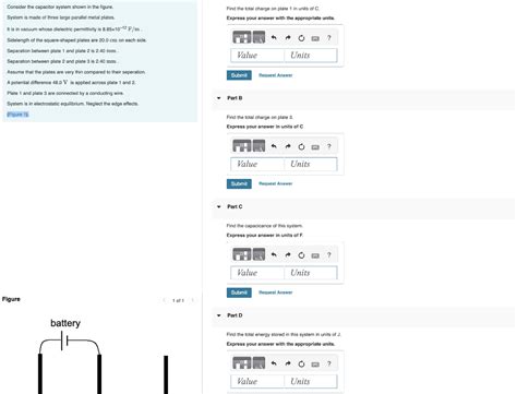 Solved Consider The Capacitor System Shown In The Figure Chegg