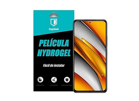 Película Xiaomi Poco F3 Kingshield Hydrogel Cobertura Total 2x Unid