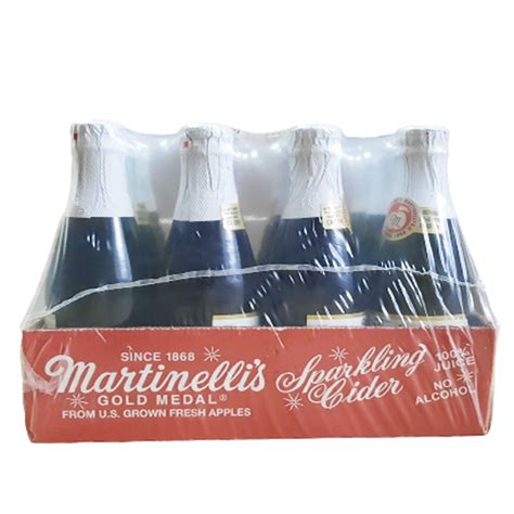 Martinellis Sparkling Cider Apple 12 8 4oz Golden Century Trading