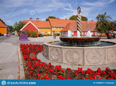 Stavern Townscape Larvik Municipality Vestfold County Norway Editorial