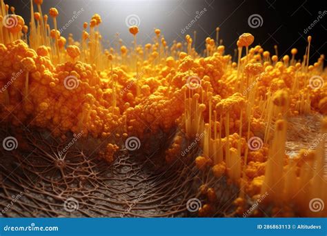 Biofilm Growth On An Anode In A Fuel Cell Royalty Free Stock