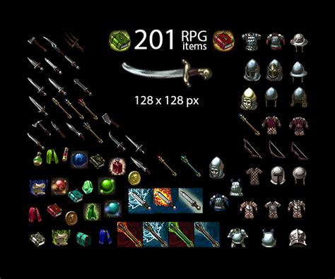Rpg Items Gui Set