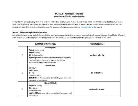 Hcm 205 Final Project Template Medical Scribe Documentation Guide Studocu Hcm 205 Final Project Template Medical Scribe Documentation Guide Studocu