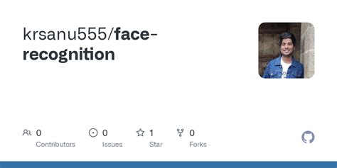 Github Krsanu555face Recognition