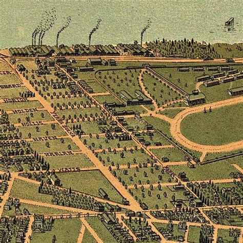 Oakland California 1900 Texas Map Store