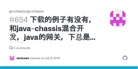 下载的例子有没有，和java Chassis混合开发，java的网关，下总是报错 · Issue 654 · Go Chassisgo